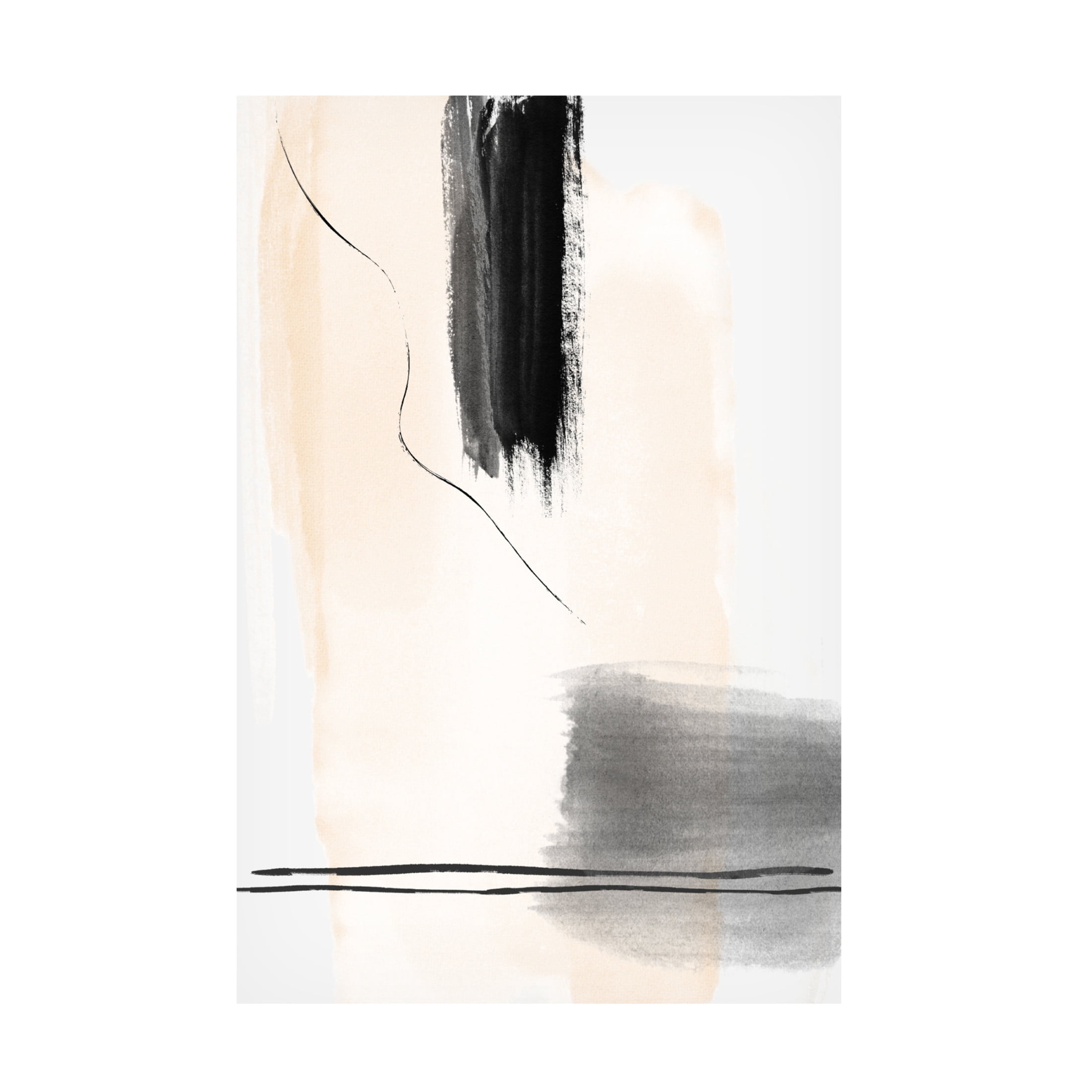 Trademark Fine Art Sally Ann Moss Neutrals 1 Canvas Wall Art - Walmart.com