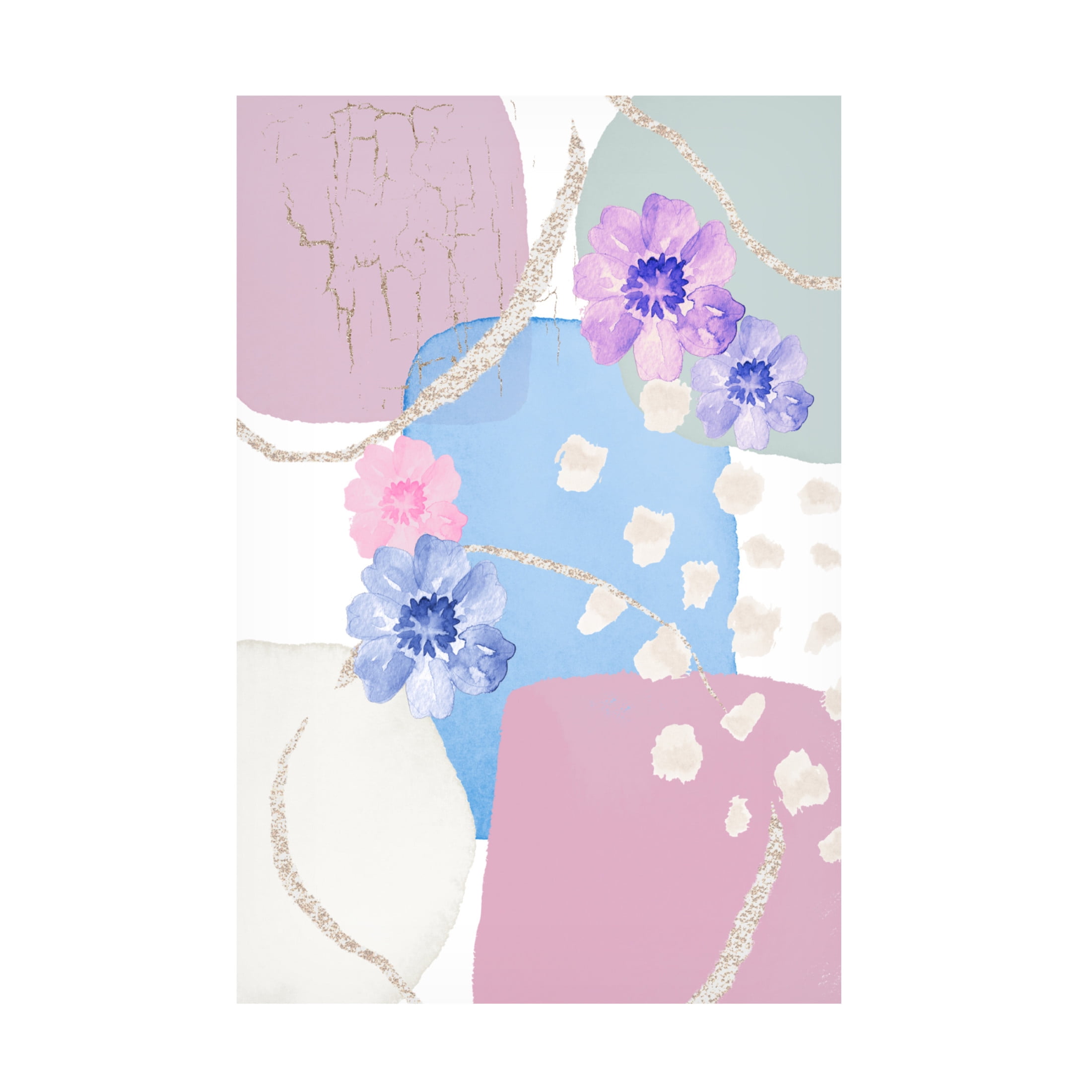 Trademark Fine Art Sally Ann Moss pretty pastels1 Canvas Wall Art ...