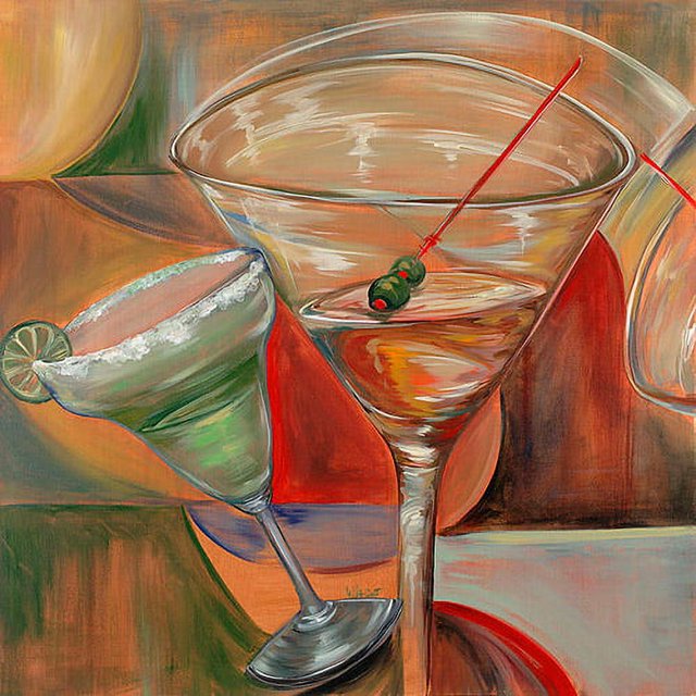 Free Shipping! Trademark Fine Art Salty Martini Canvas Art by Frank ...