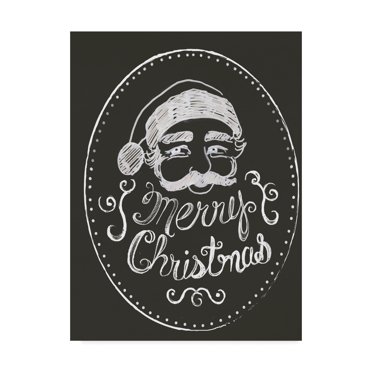 Trademark Fine Art 'Santa- 1' Canvas Art by Dan Craig - Walmart.com