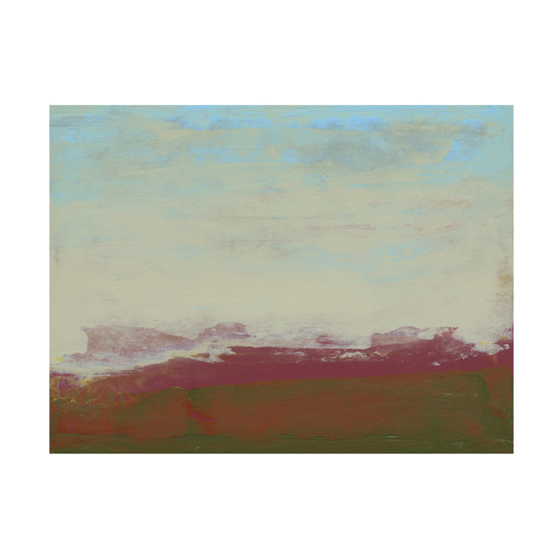 Trademark Fine Art Sharon Gordon Abstract Magenta Horizon II Canvas ...