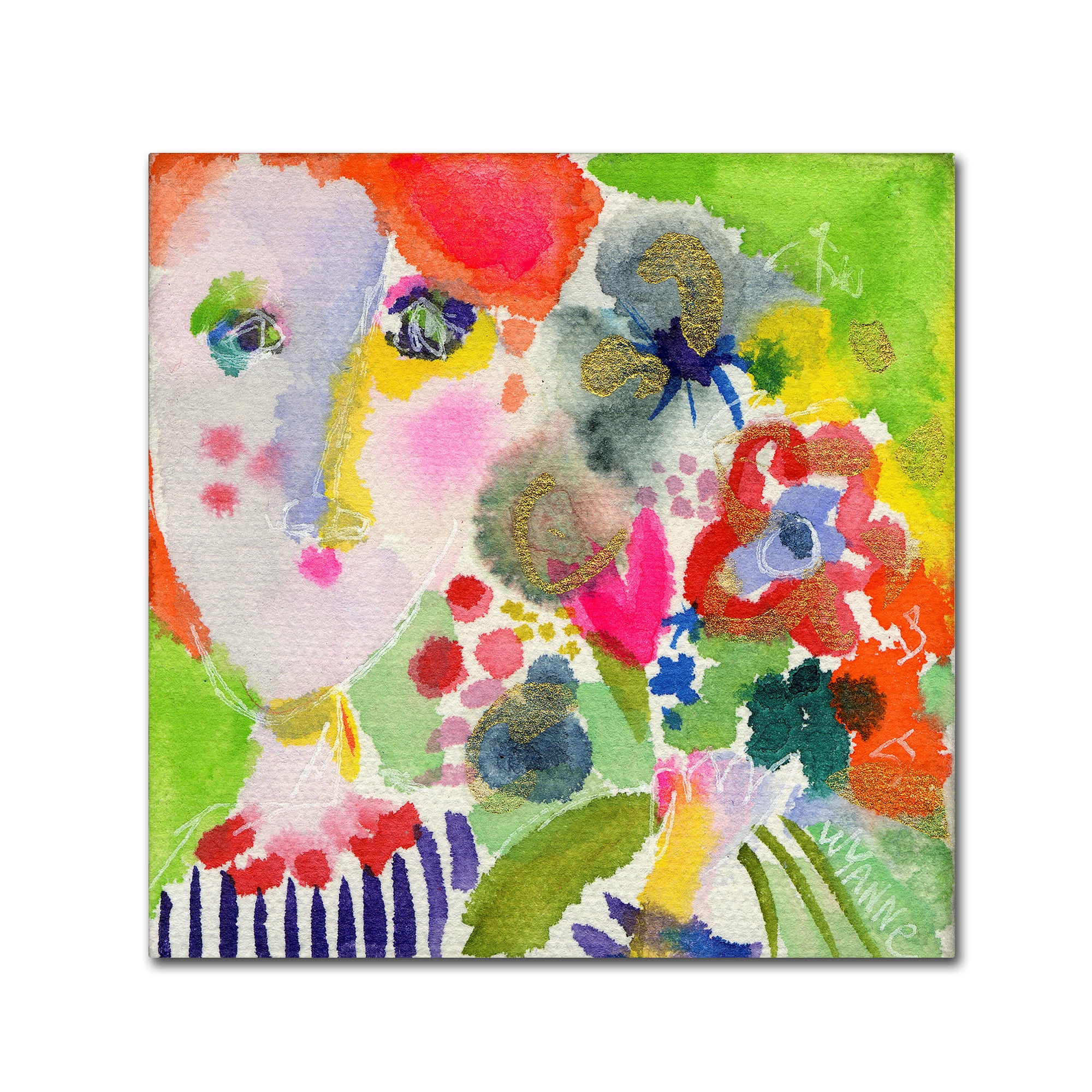 Trademark Fine Art 'She Always Brought The Best Flowers' Canvas Art by ...