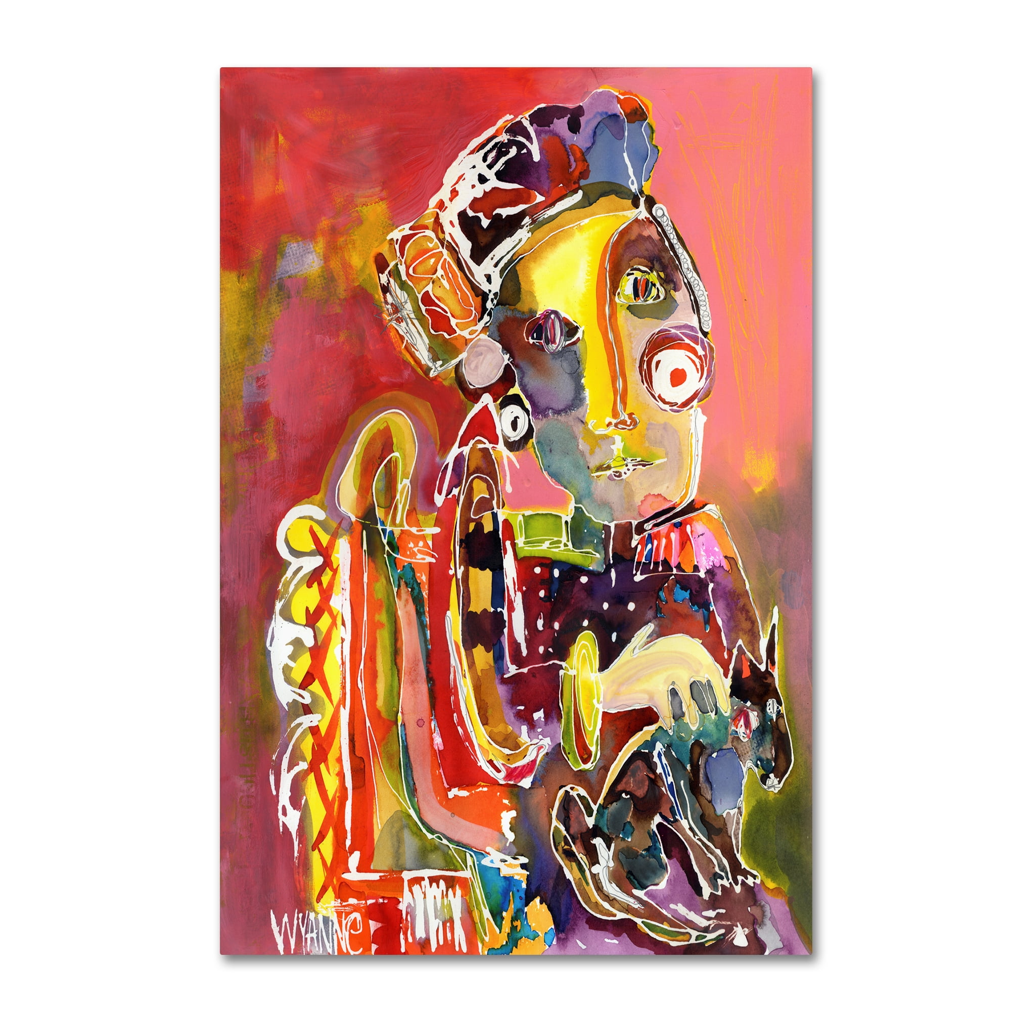 Trademark Fine Art 'She Waits For No One' Canvas Art by Wyanne ...