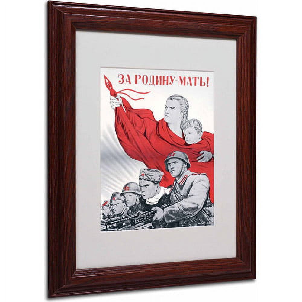 Trademark Fine Art "Soviet Russian Poster for the Motherland" Canvas ...