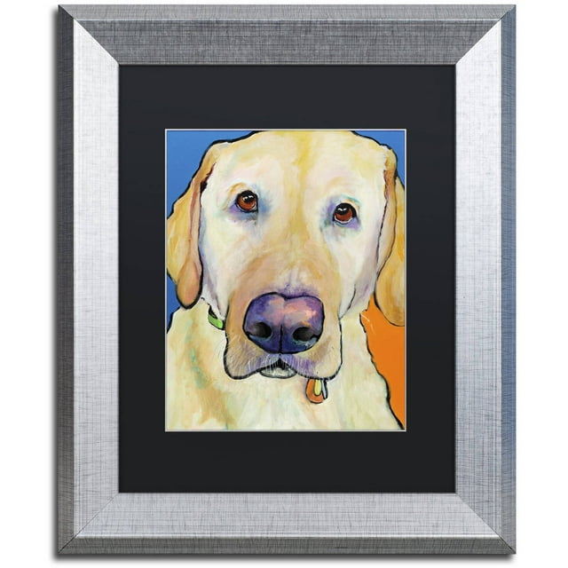 Trademark Fine Art "Spenser" Canvas Art by Pat Saunders-White, Black ...