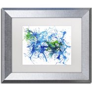 Trademark Fine Art "Botanical Doodles" Canvas Art by Hello Angel, White ...