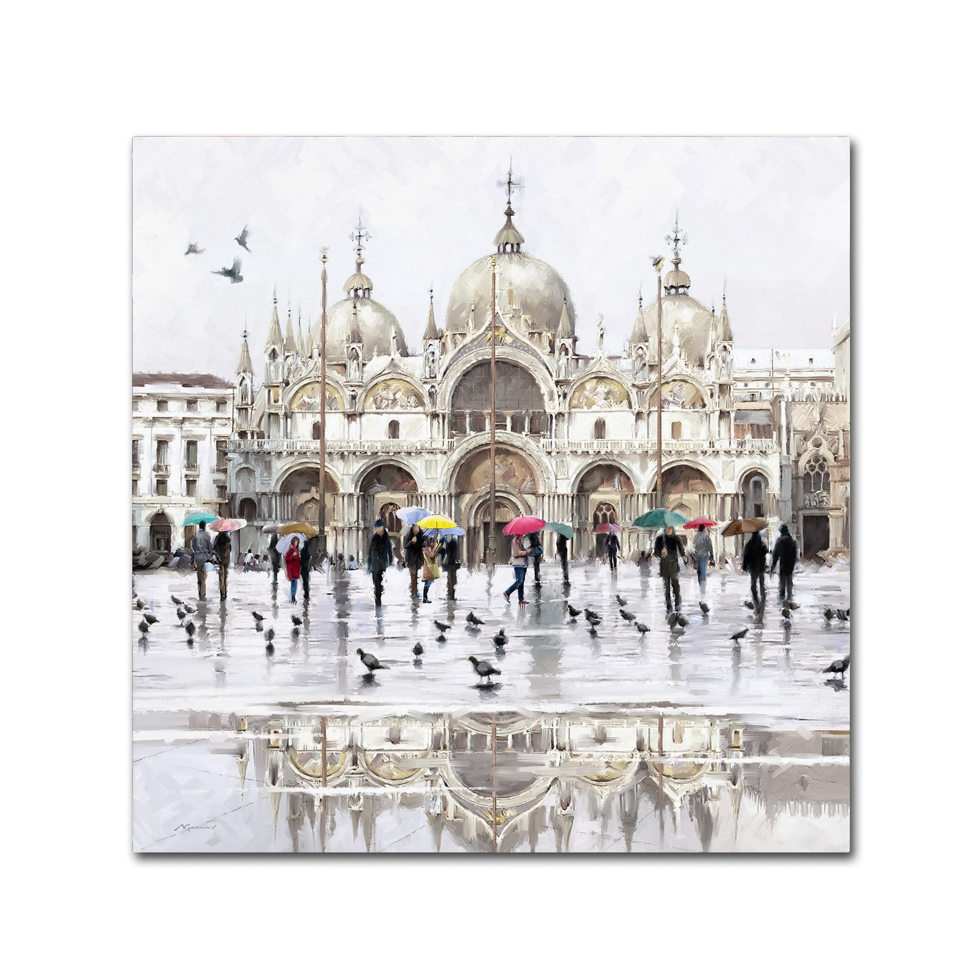 Trademark Fine Art 'St Mark's Square 1' Canvas Art by The Macneil ...