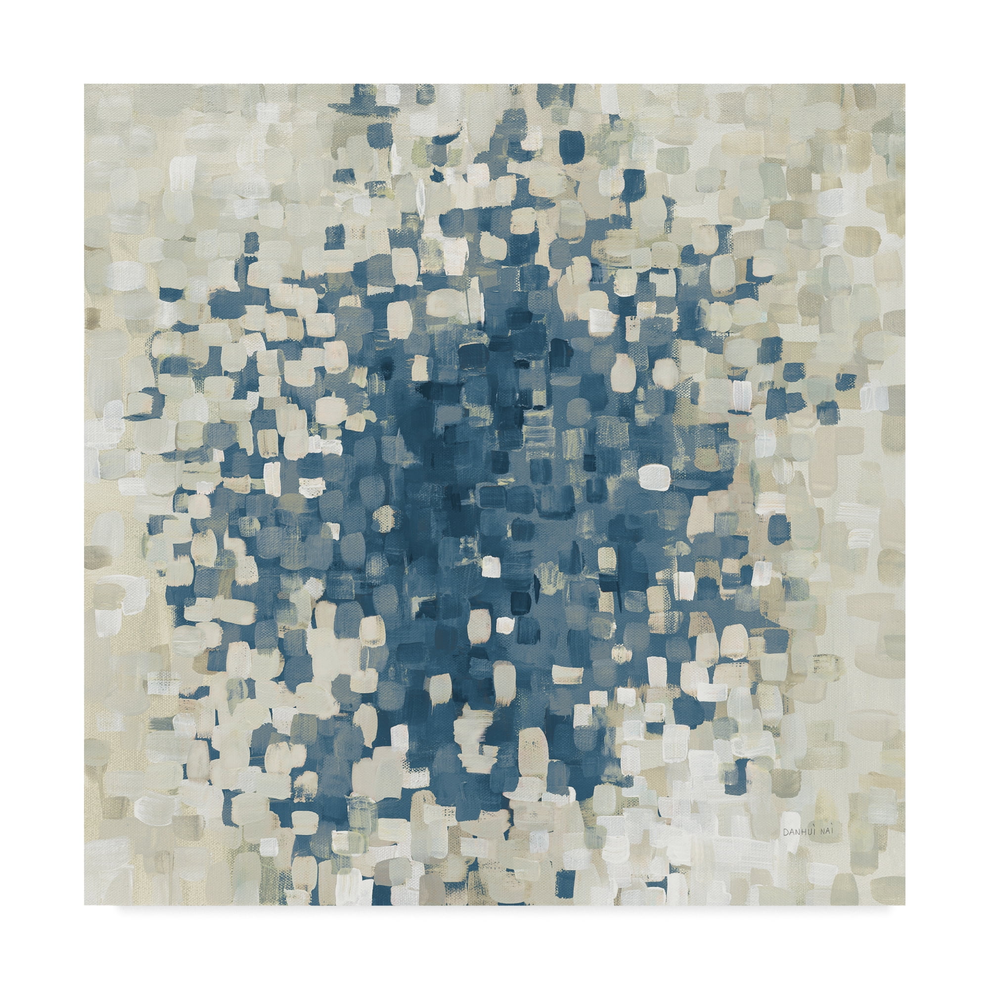Trademark Fine Art 'Summer Blocks Blue' Canvas Art by Danhui Nai ...