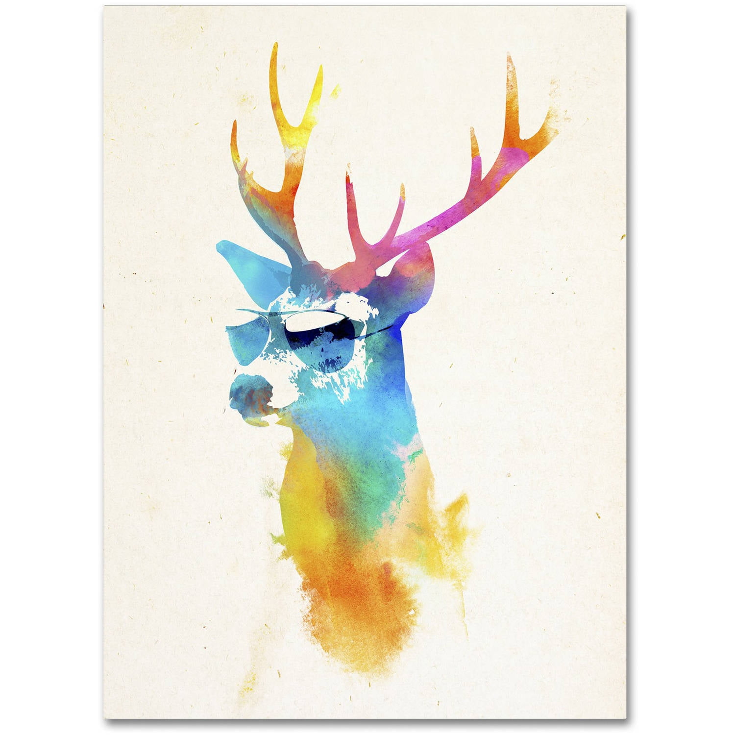 Trademark Fine Art Sunny Stag Canvas Art by Robert Farkas ...