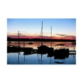 Free Shipping! Trademark Fine Art Sunset at Sturgeon Bay Coastal Canvas ...