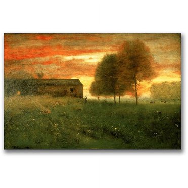 Trademark Art "Lone Palm" Canvas Wall Art by Preston - Walmart.com