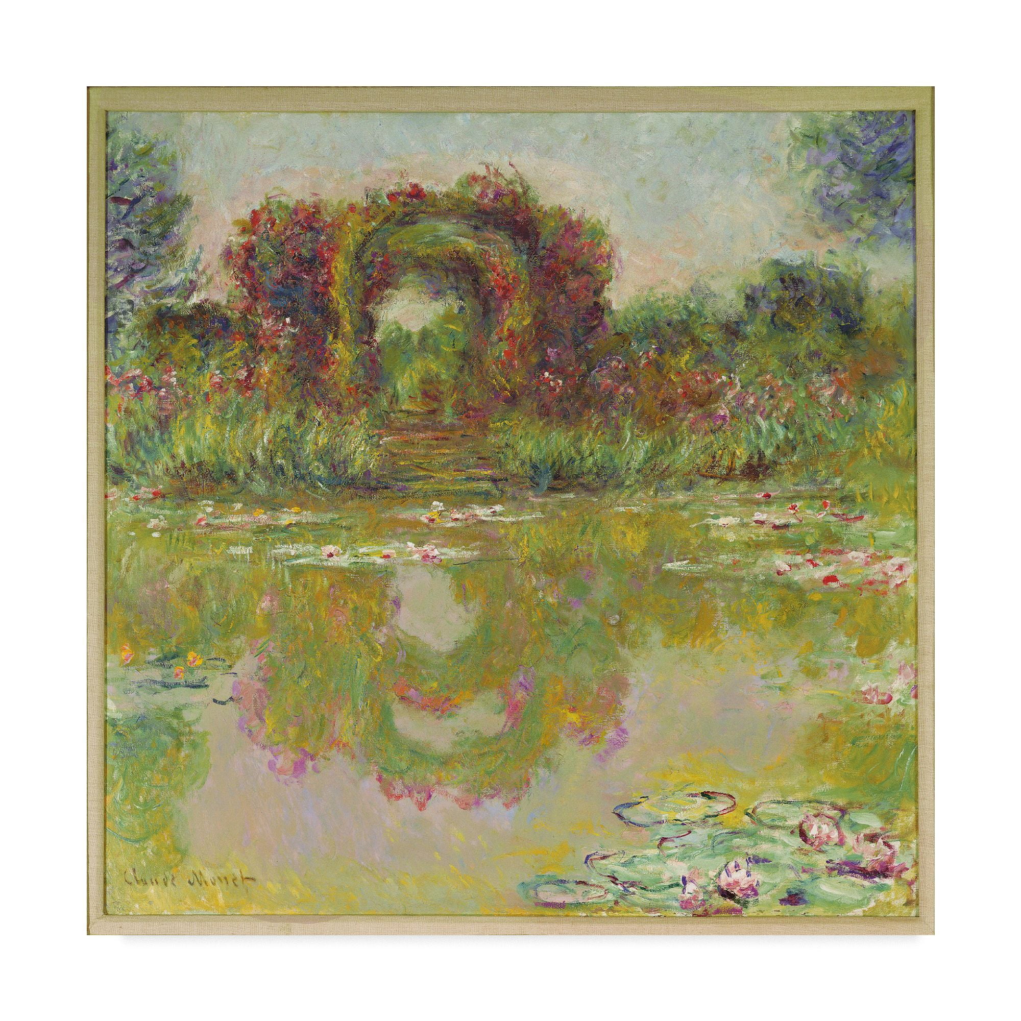Trademark Fine Art 'The Flowering Arches, 1913' Canvas Art by Claude ...