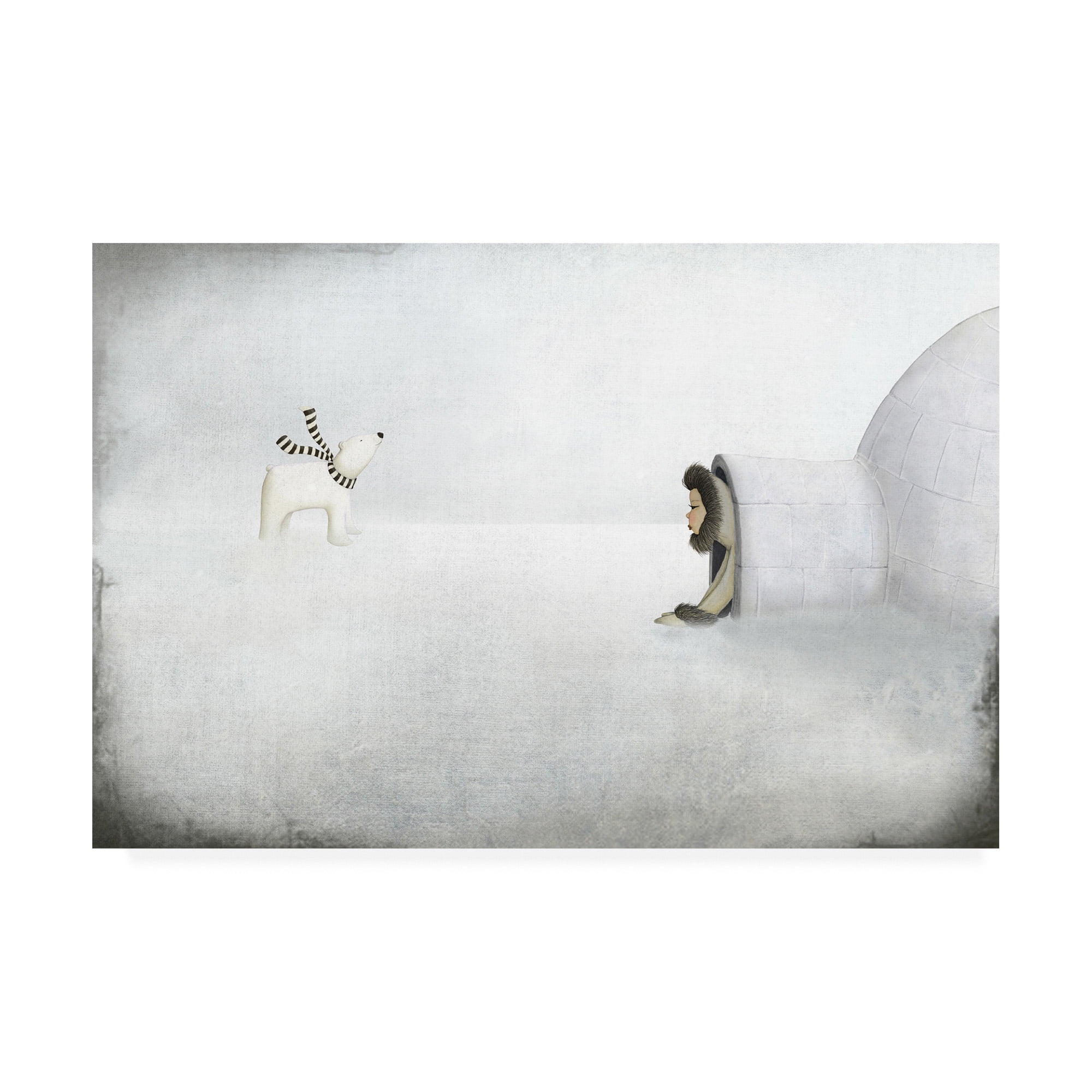 Trademark Fine Art 'The Igloo' Canvas Art by Maja Lindber - Walmart.com
