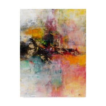 Trademark Fine Art 'Never a Dull Moment Abstract' Canvas Art by Aleta ...