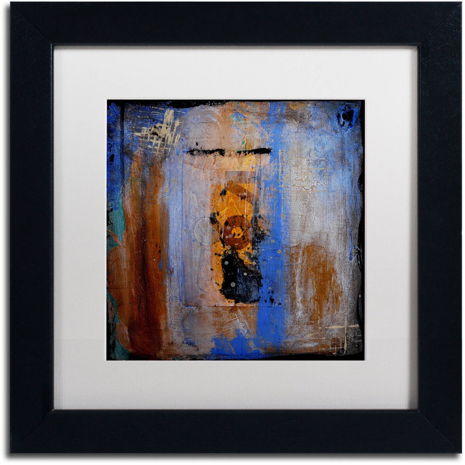 Trademark Fine Art "The Race" Canvas Art by Nicole Dietz White Matte ...