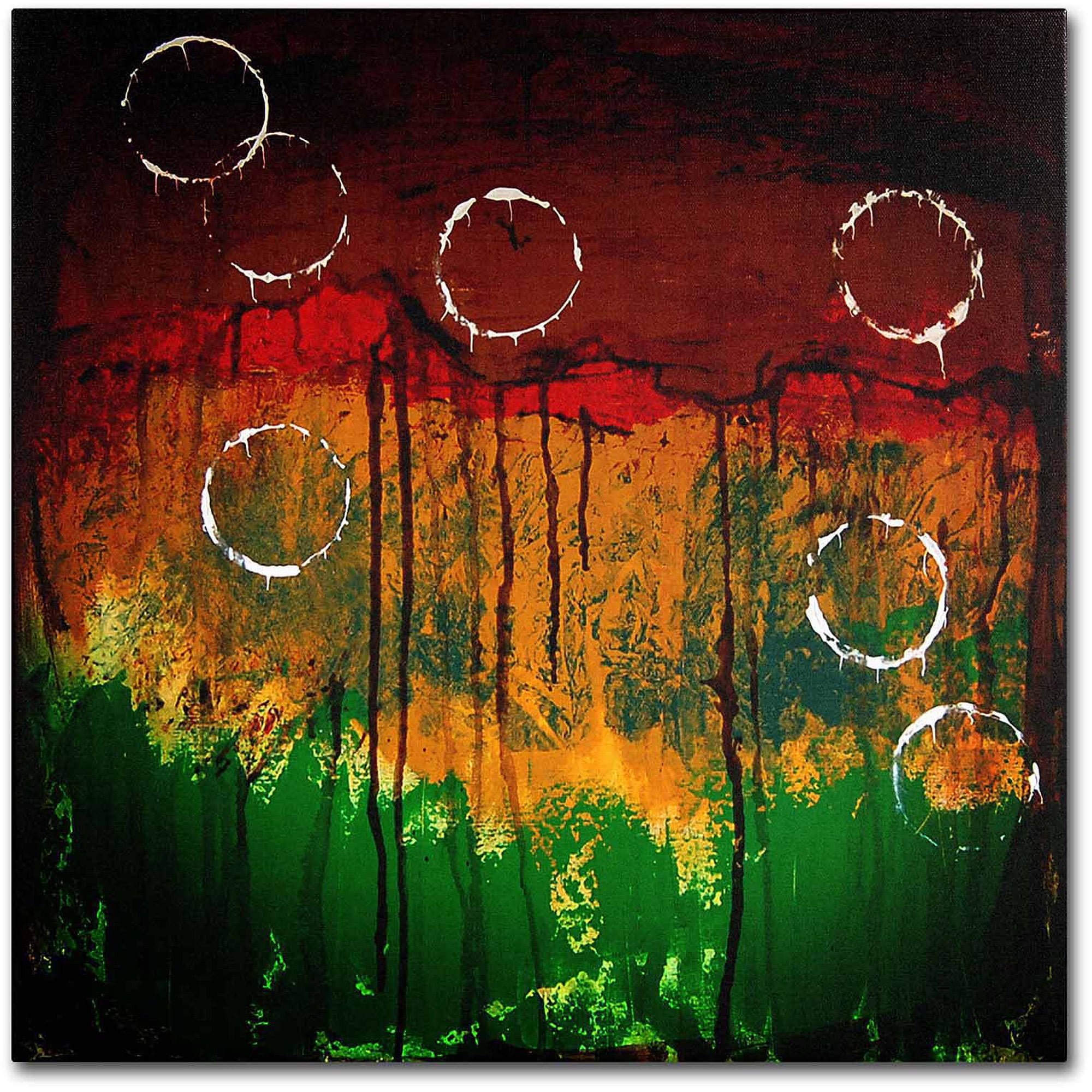 Trademark Fine Art "The Ridges" Canvas Art by Nicole Dietz - Walmart.com