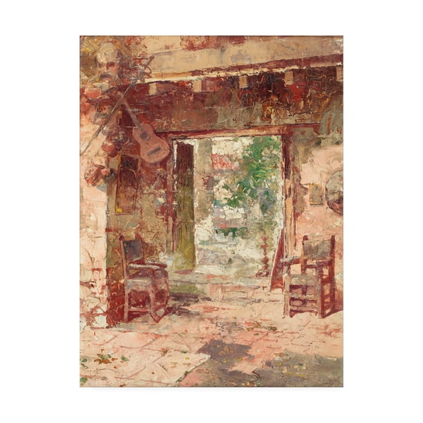 Trademark Fine Art 'The antique shop' Canvas Art by Teofilo Castillo ...