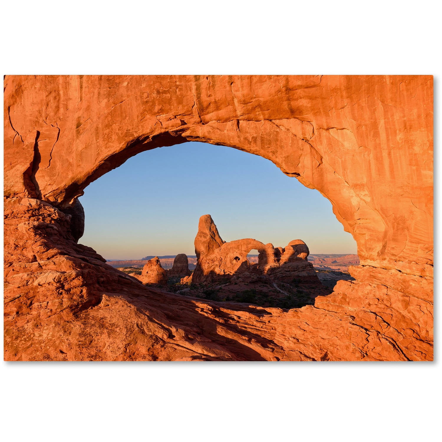 Trademark Fine Art "Through the Arch" Canvas Art by Michael Blanchette ...