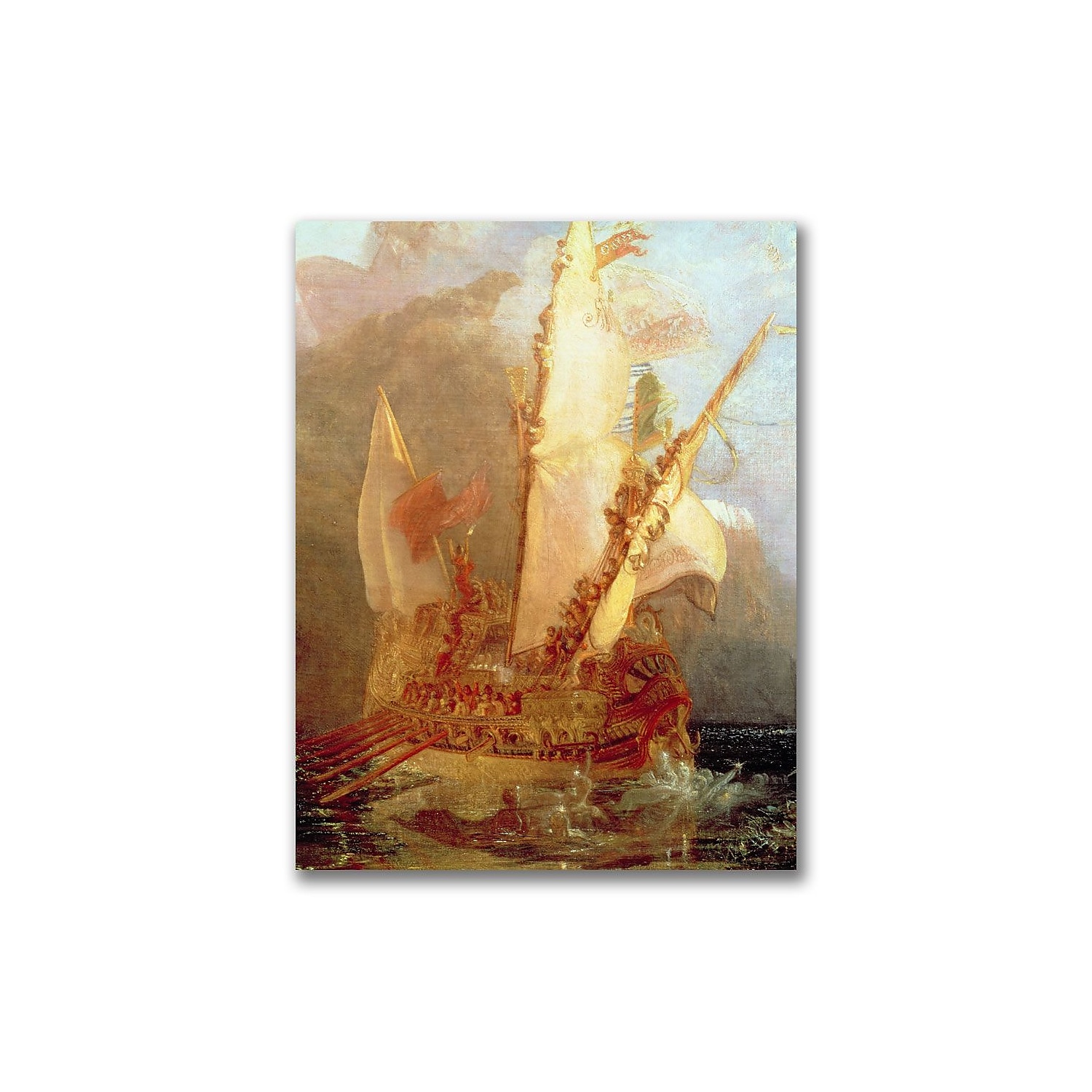 Trademark Fine Art "Ulysses Deriding Polyphemus" Canvas Wall Art by ...