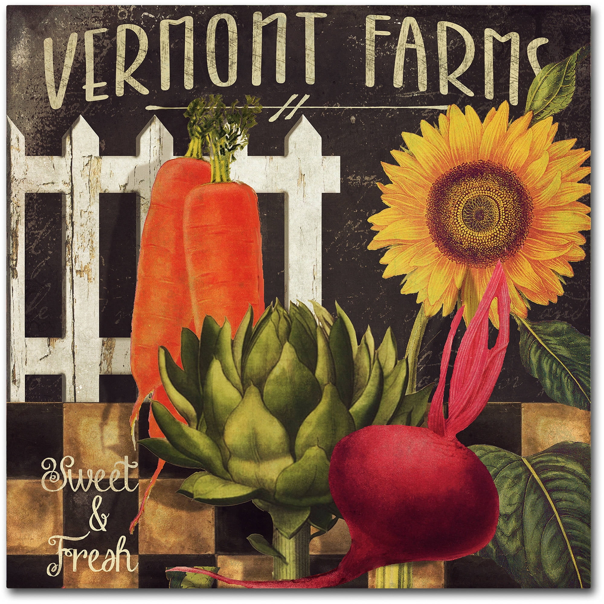 Trademark Fine Art "Vermont Farms VIII" Canvas Art by Color Bakery ...