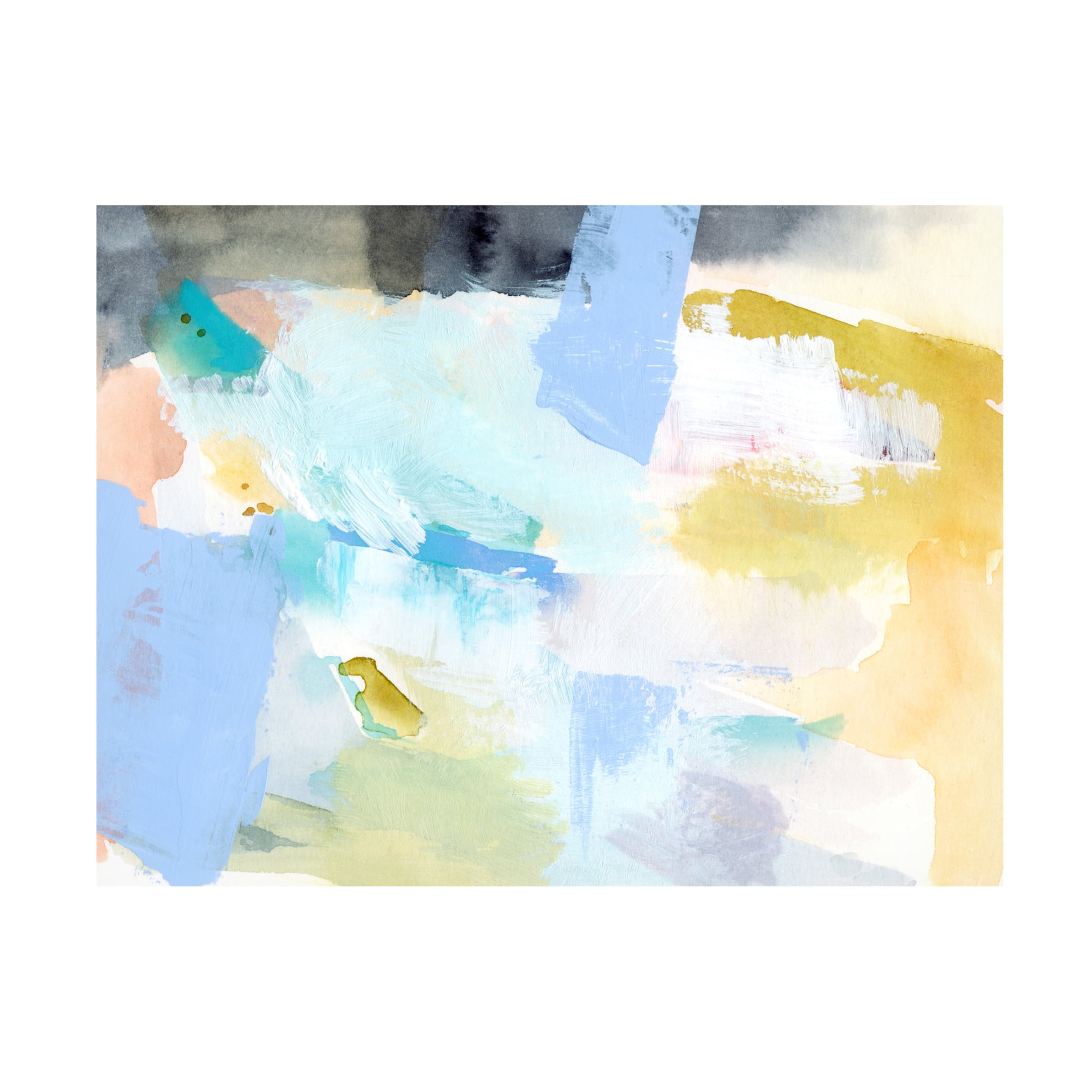 Trademark Fine Art Victoria Barnes Abstracted Spring II Canvas Wall Art ...