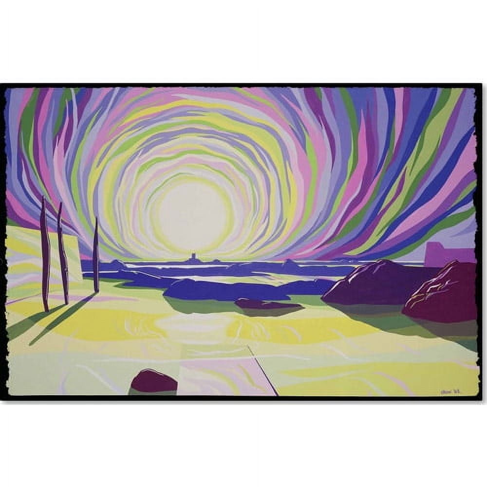 Trademark Fine Art "Whirling Sunrise, La Rocque, 2003" Canvas Art by ...