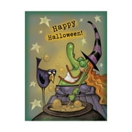 Trademark Fine Art 'Snowman With Birds' Canvas Art by Margaret Wilson ...