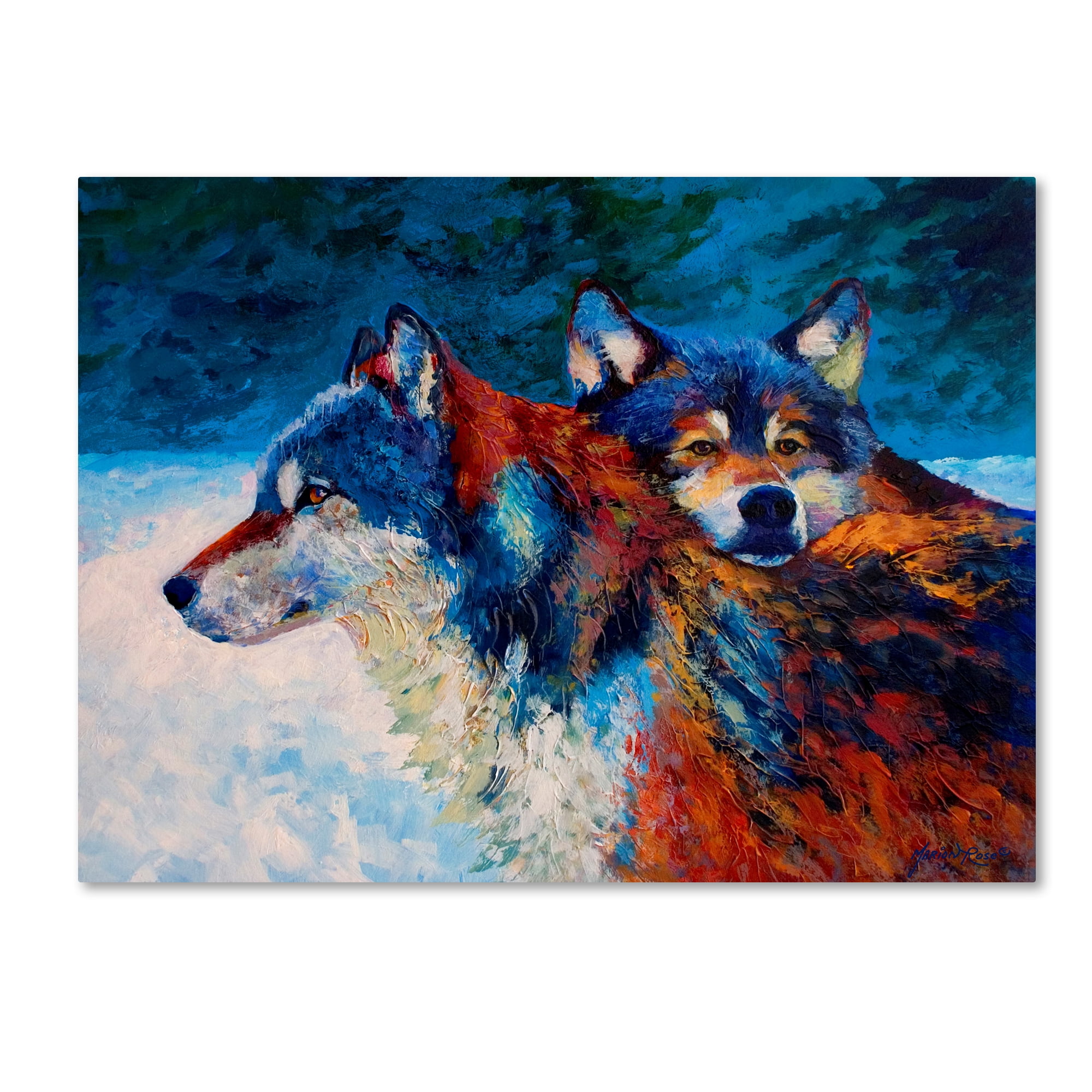 Wolf Paintings Canvas
