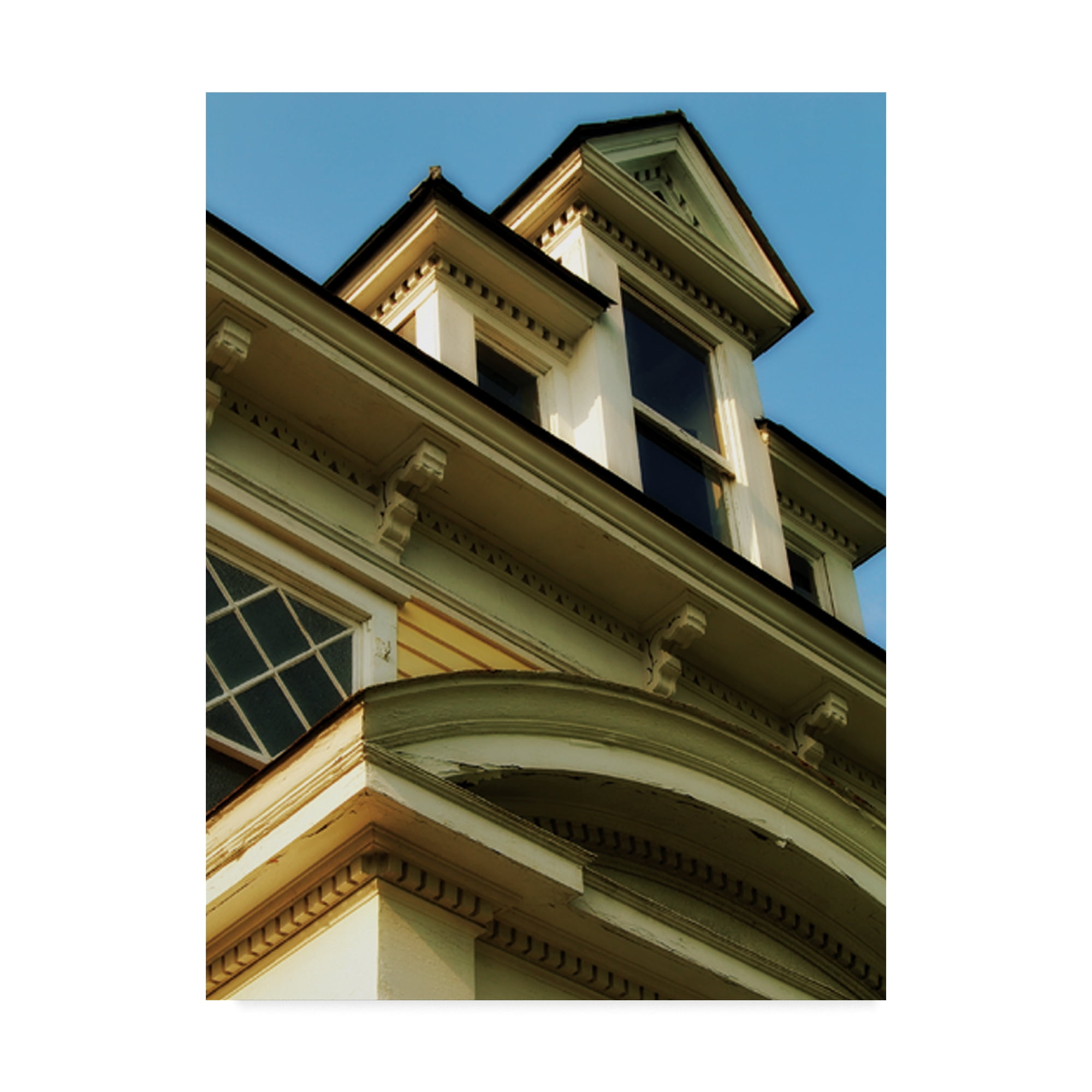 Trademark Fine Art 'Yellow Mansion' Canvas Art by John W. Golden ...