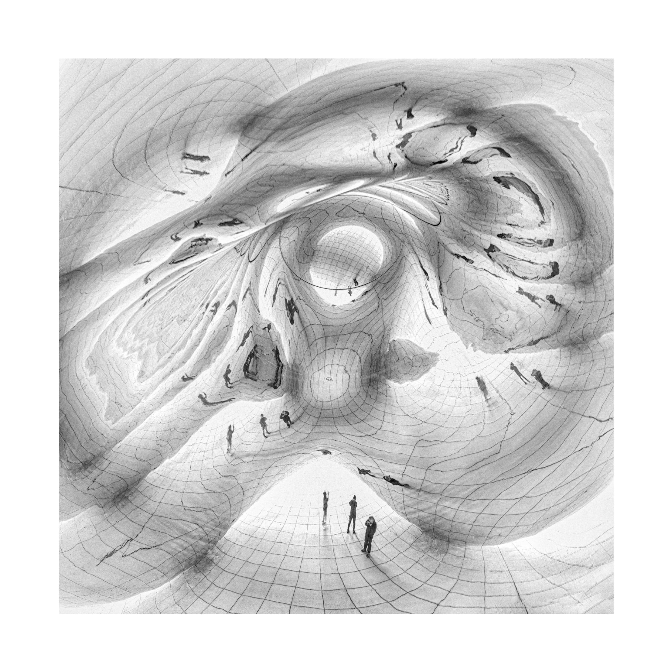 Trademark Fine Art Yi Pan Step in Cloud Gate Canvas Wall Art - Walmart.com
