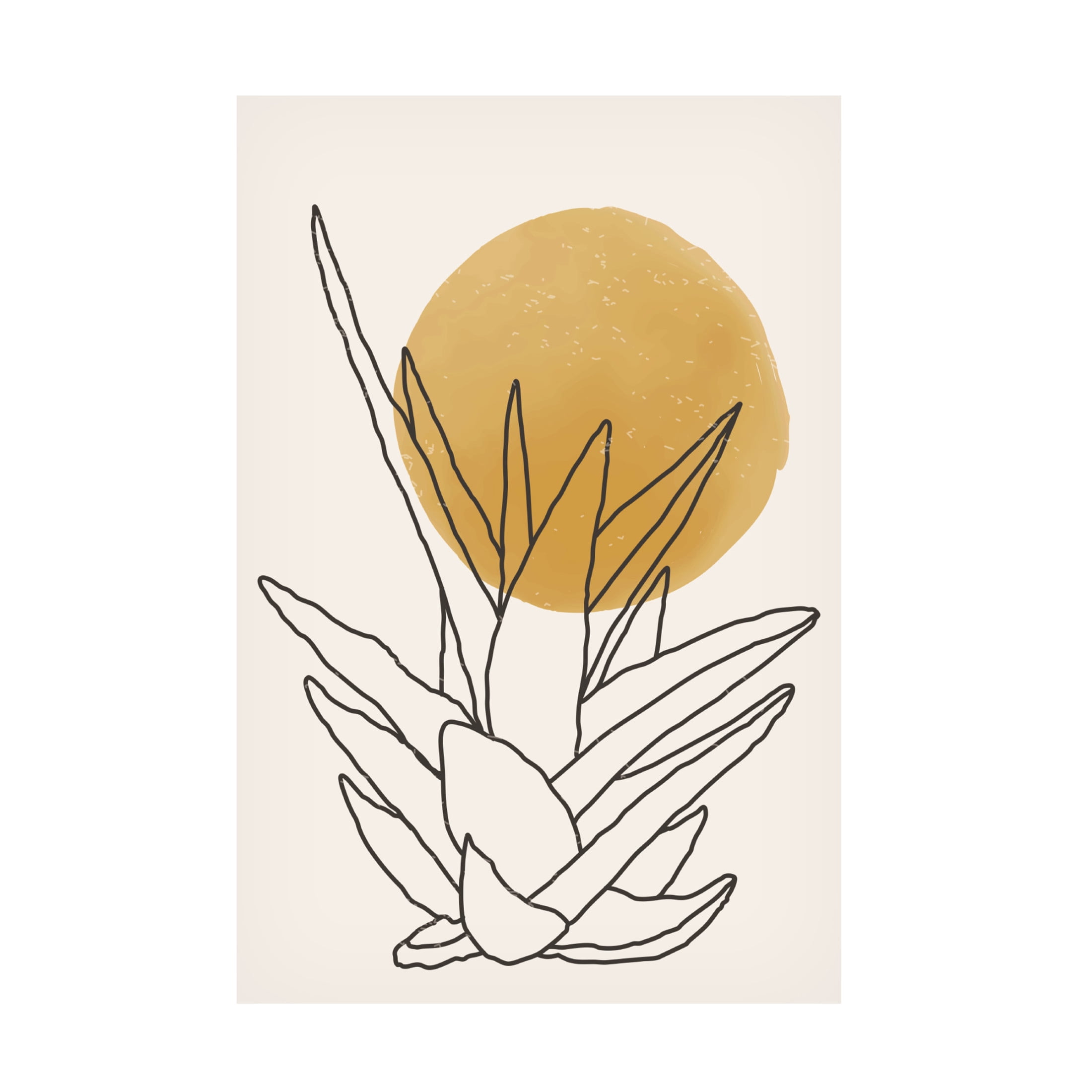 Trademark Fine Art jay stanley Abstract Agave Sunshine 2 Canvas Wall ...