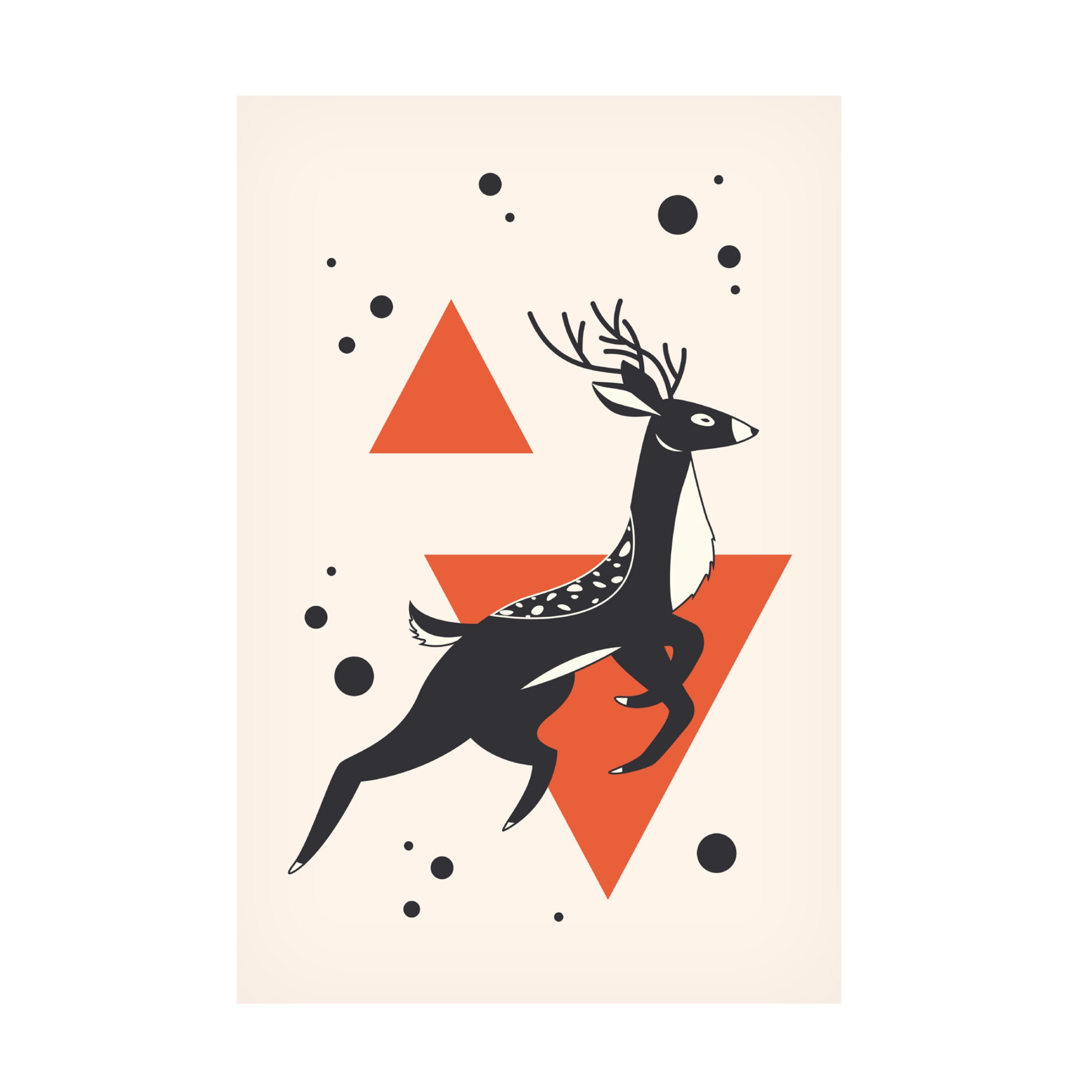 Trademark Fine Art jay stanley Abstract Deer 1 Canvas Wall Art ...