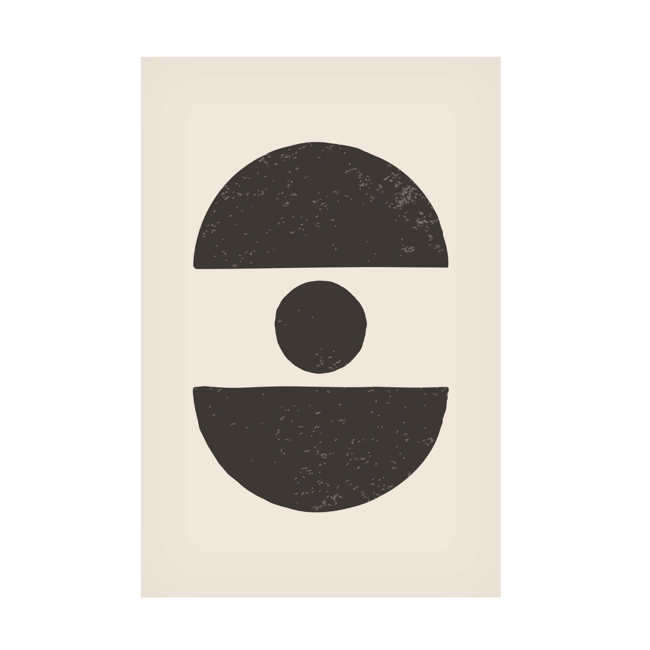 Trademark Fine Art jay stanley Black Abstract Shapes Series 4 Canvas ...