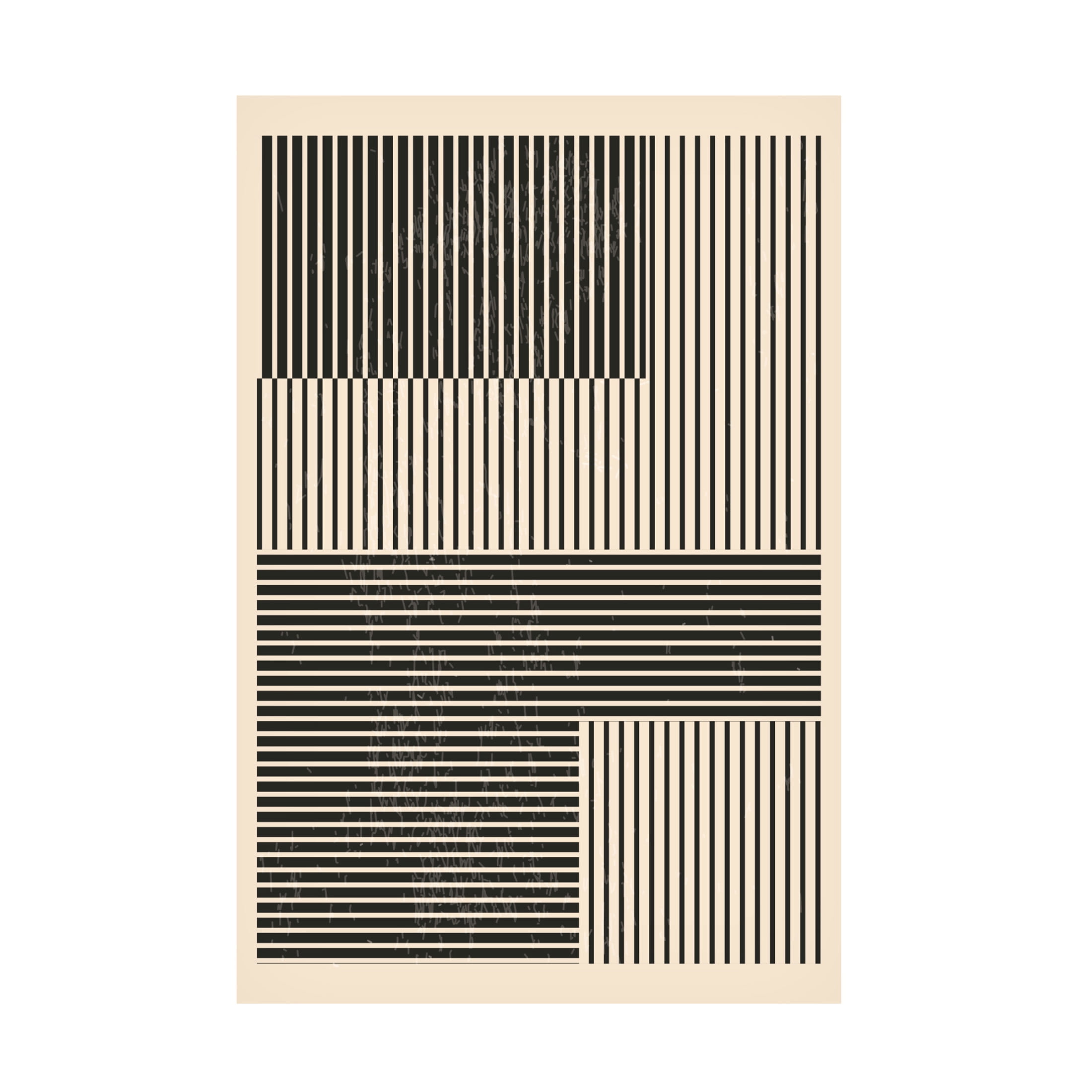 Trademark Fine Art jay stanley Black and White Geometric Shapes 4 ...