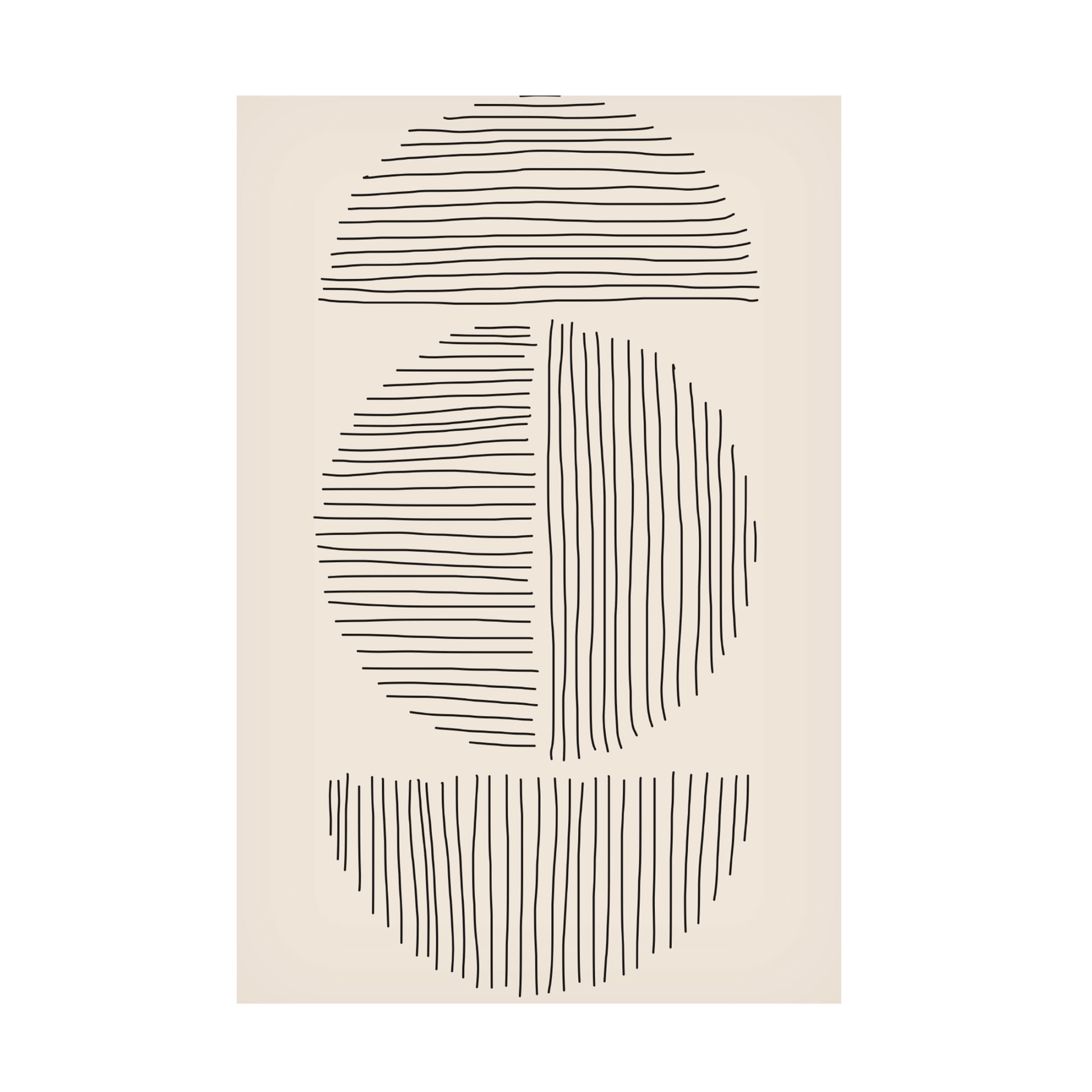 Trademark Fine Art jay stanley Minimal Circle Series 4 Canvas Wall Art ...