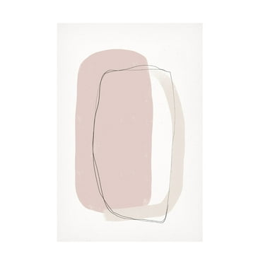 Trademark Fine Art 'Abstract Rose' Canvas Art by Danhui Nai - Walmart.com