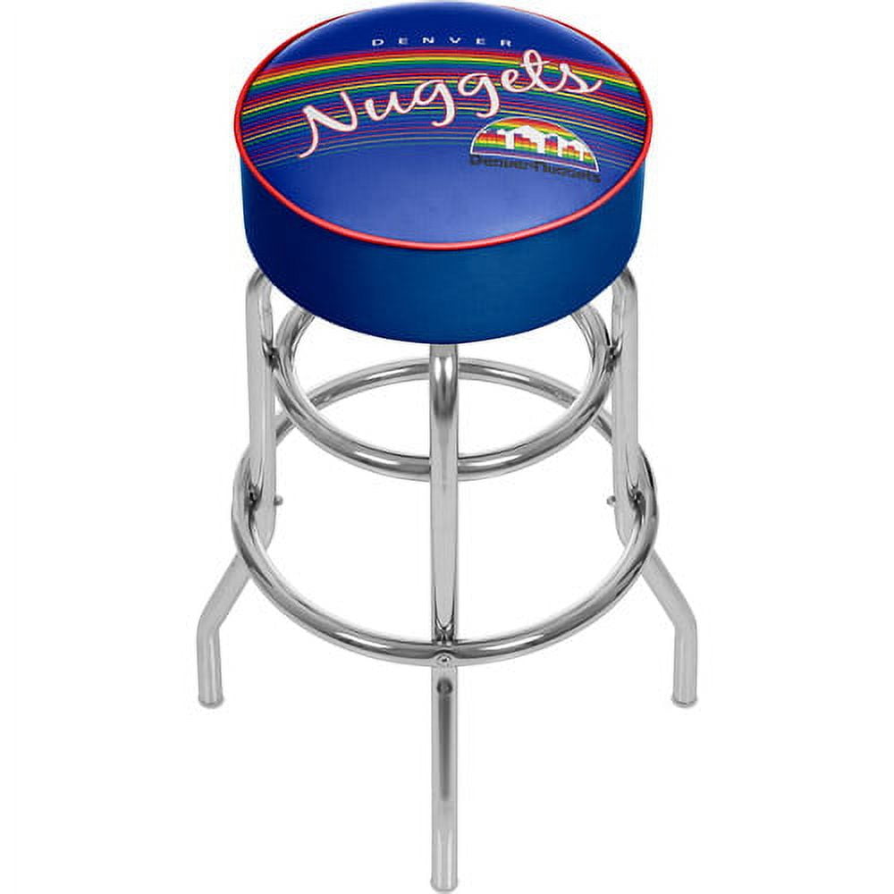 Trademark Gameroom Denver Nuggets Hardwood Classics Bar Stool with ...