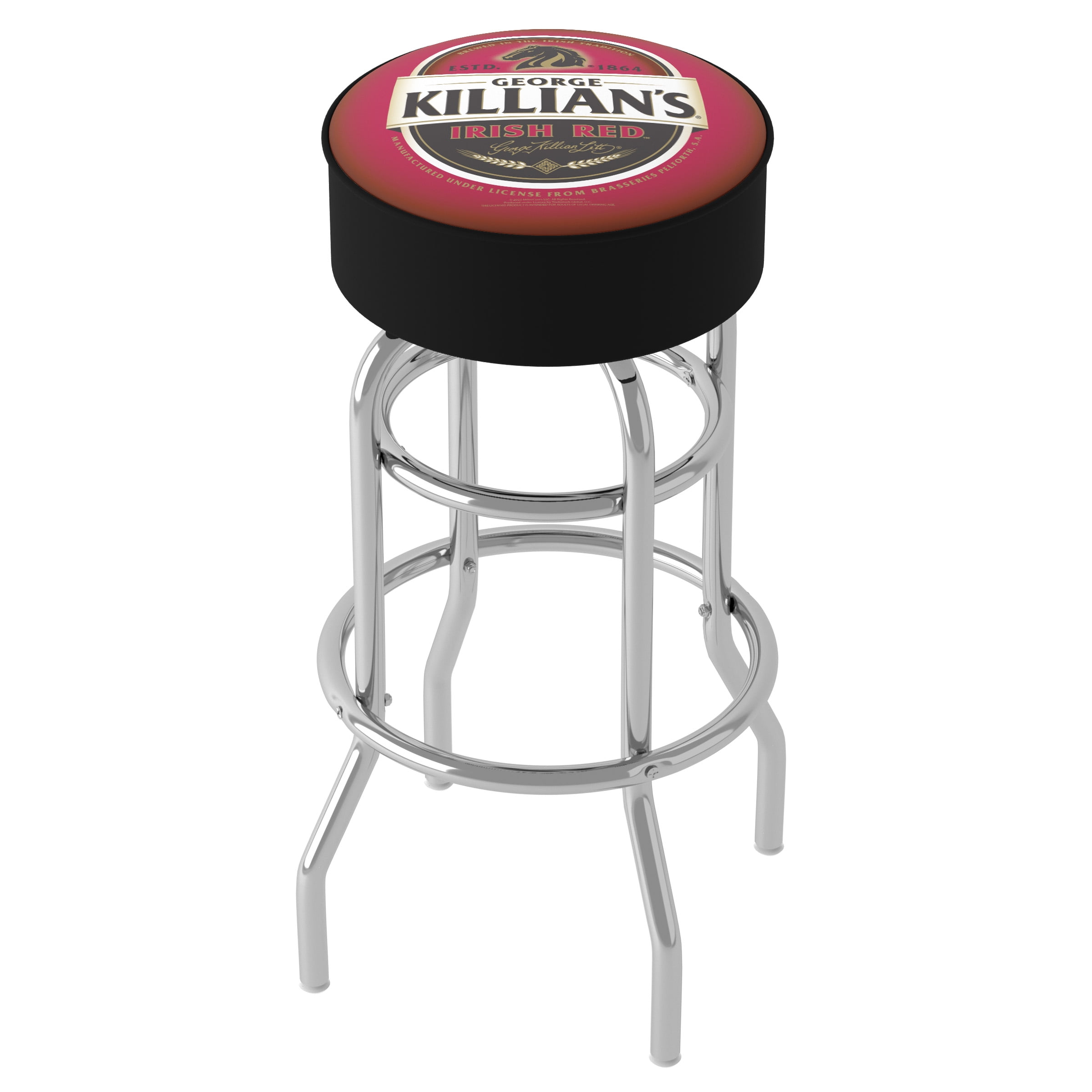 Trademark Gameroom George Killians Irish Red Logo Bar Stool - Walmart.com