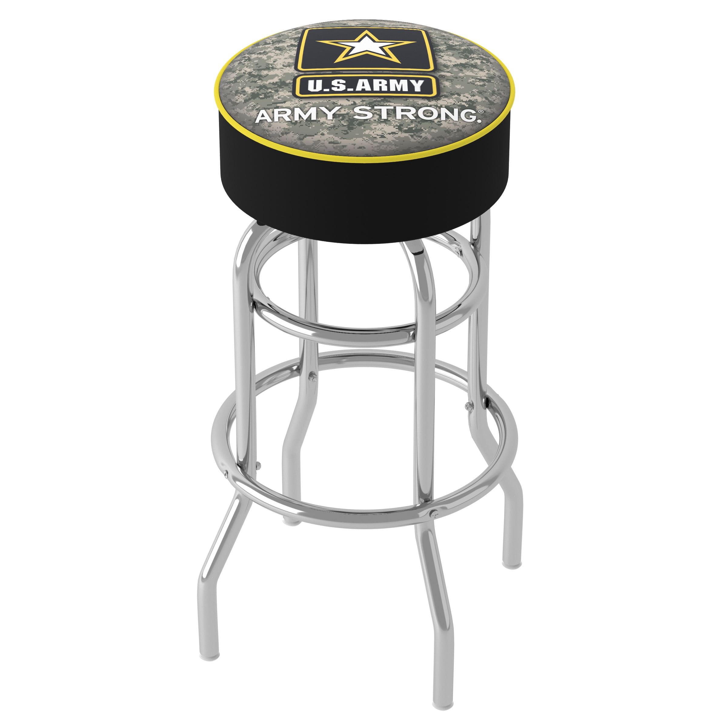 Trademark Gameroom United States Army Digital Camo Bar Stool with ...