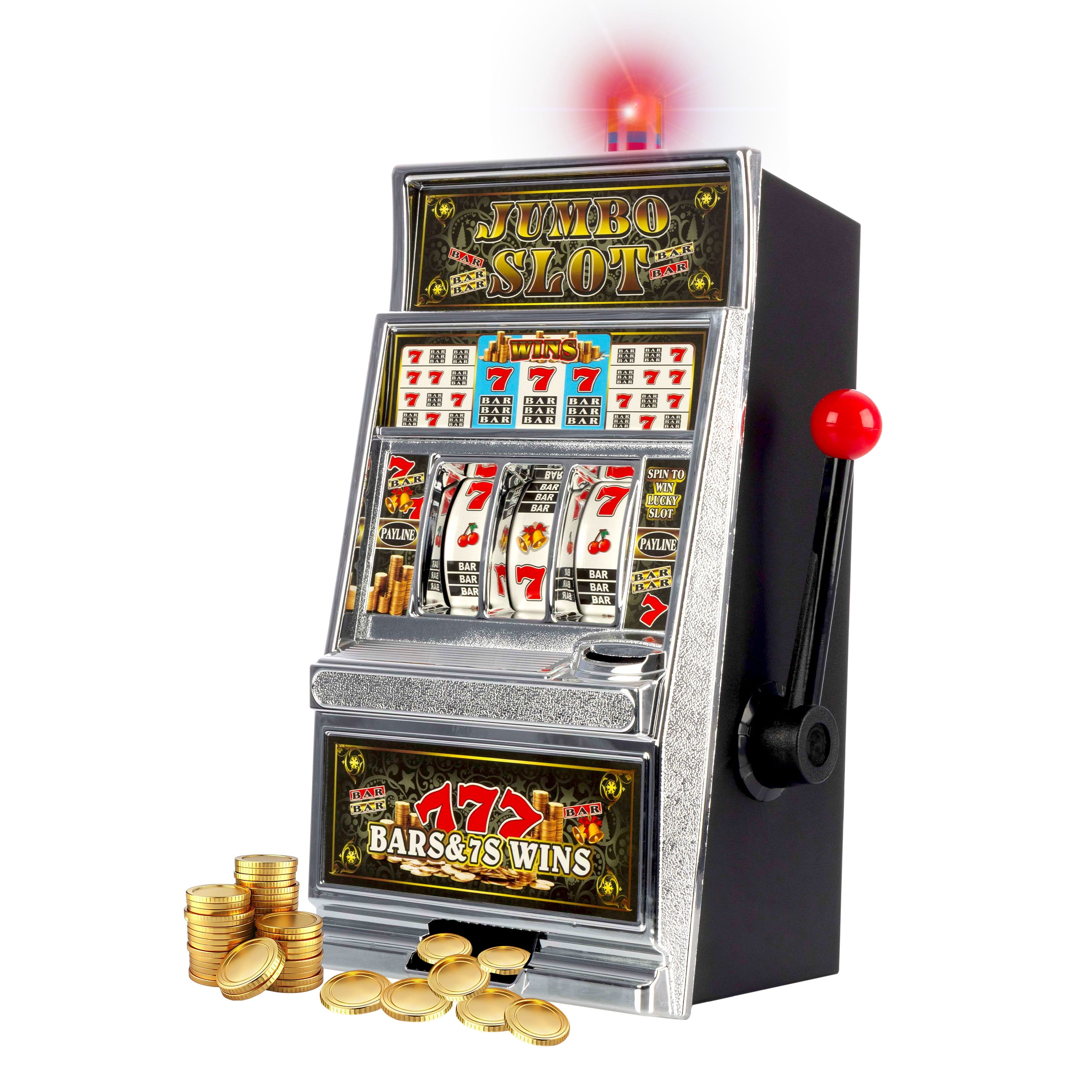 Trademark Games Real Slot Machine with Realistic Jackpot Lights and ...
