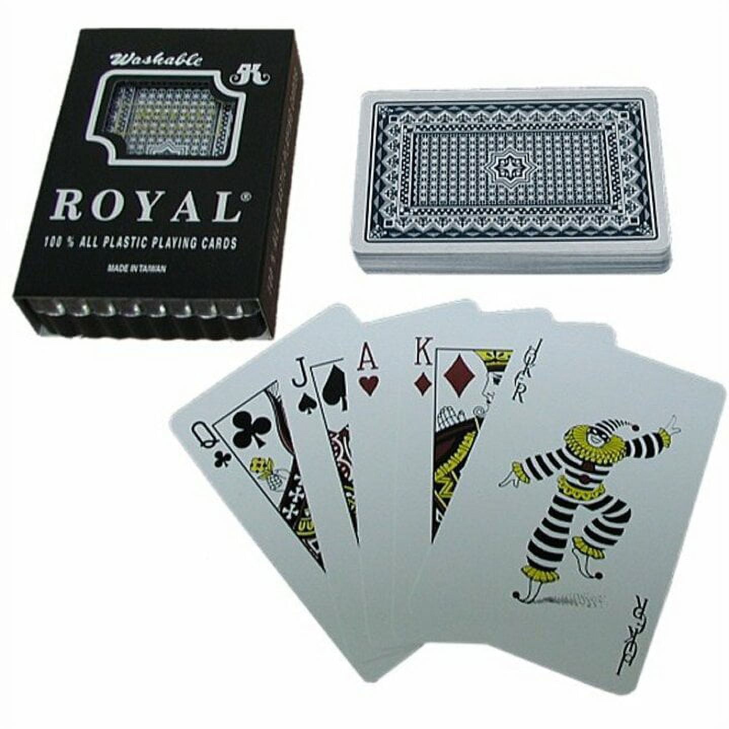 Trademark Global One Blue Deck- Royal Plastic Playing Cards w/Star ...