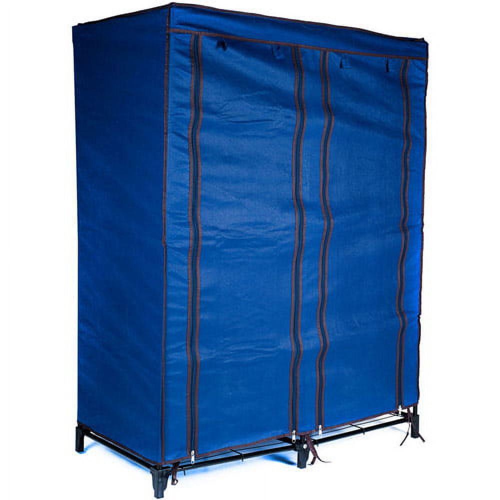 Trademark Home 4-Shelf Portable Closet, Navy Blue - Walmart.com