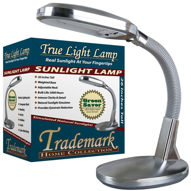 Trademark Home Deluxe Chrome Sunlight Desk Lamp - Walmart.com