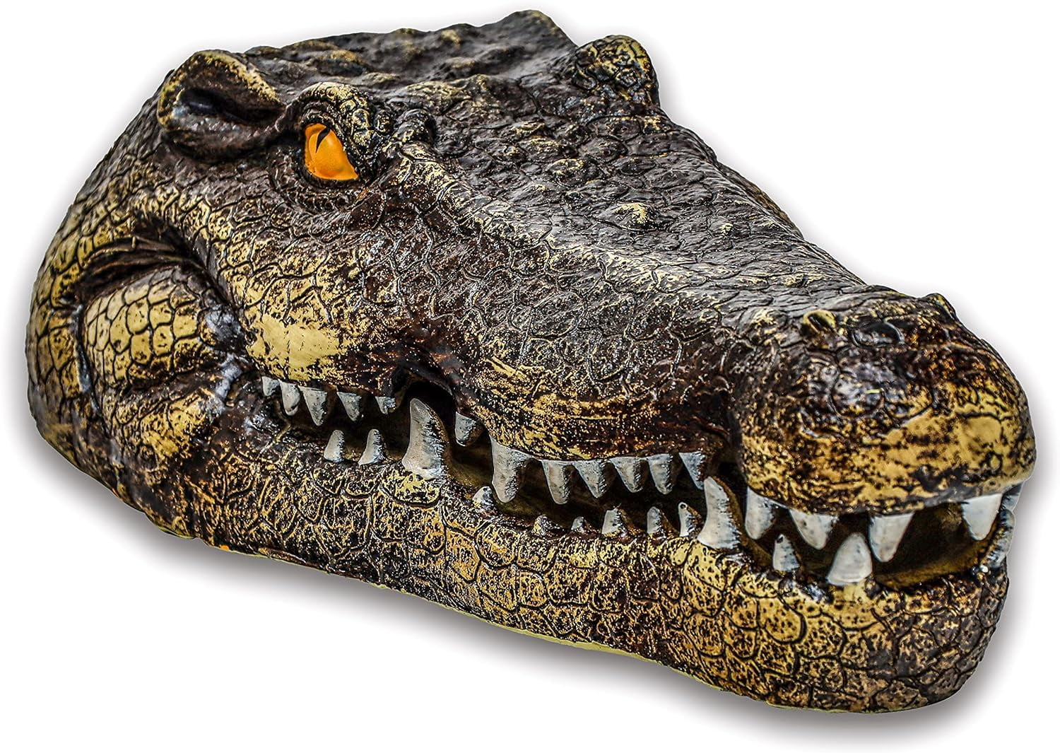 Trademark Innovations 11" Fake Floating Alligator Head Blue Heron Decoy ...