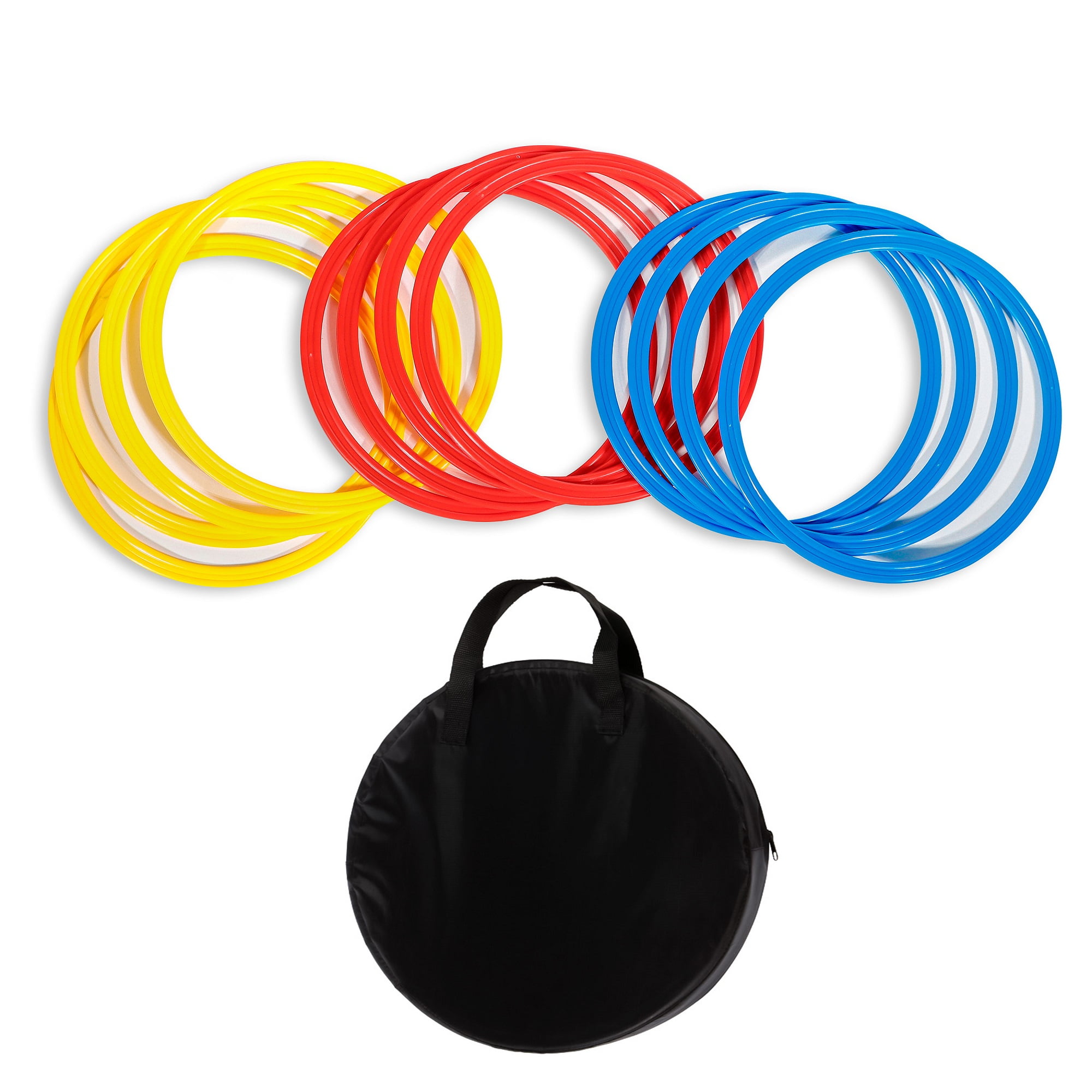 Trademark Innovations Speed & Agility Training 12" Rings + Carrying ...