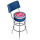 Trademark NBA Detroit Pistons 40" Padded Swivel Bar Stool with Back ...