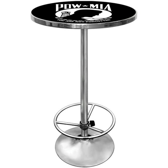 Trademark POW 42" Pub Table, Chrome - Walmart.com