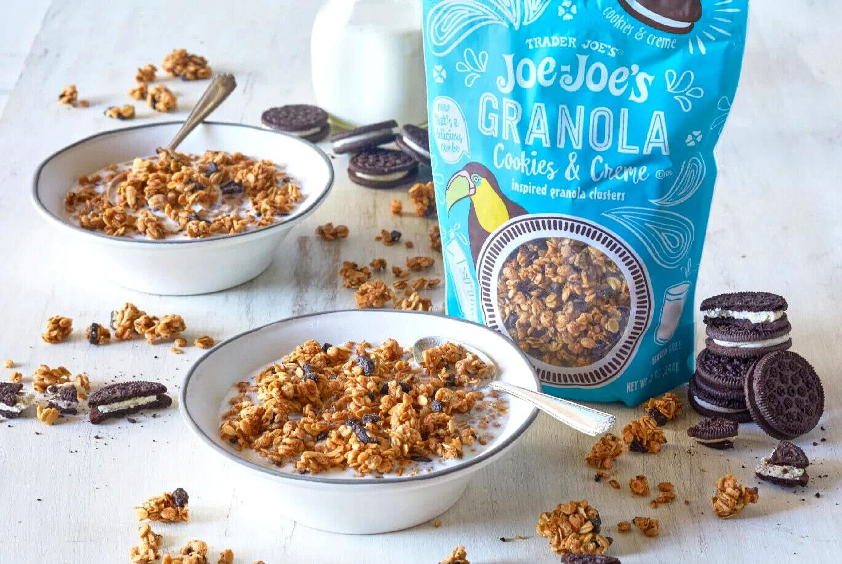 Trader Joe’S Joe-Joe's Cookies & Creme Granola Clusters ~ 12 Oz (Pack ...