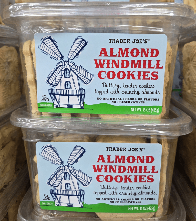 Trader Joe's Almond Windmill Cookies 15oz 425g (2 Tubs) - Walmart.com