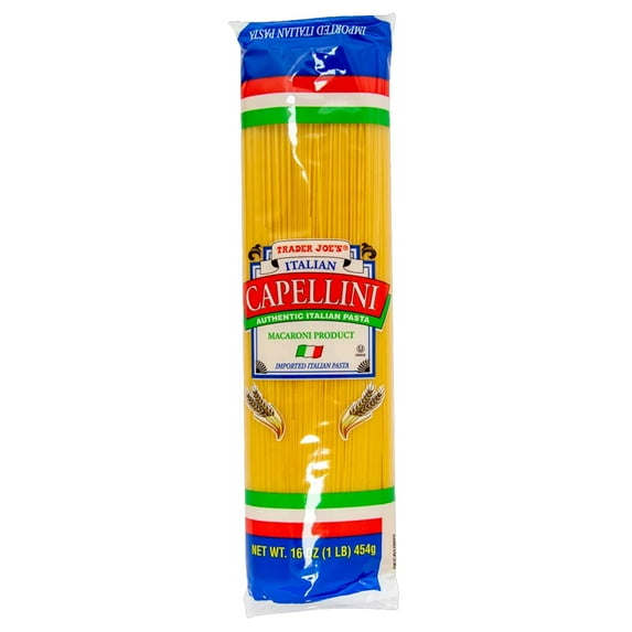 Trader Joe’s Authentic Italian Capellini Pasta 1 Lb - Walmart.com